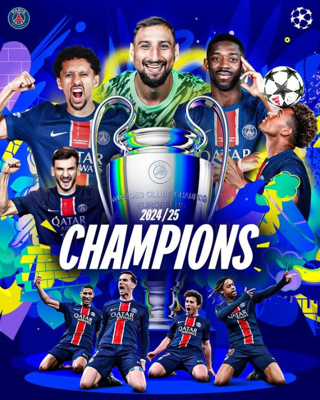 Selamat PSG! Raih Trofi Liga Champions Pertama, Inter Jadi "Spesialis ...